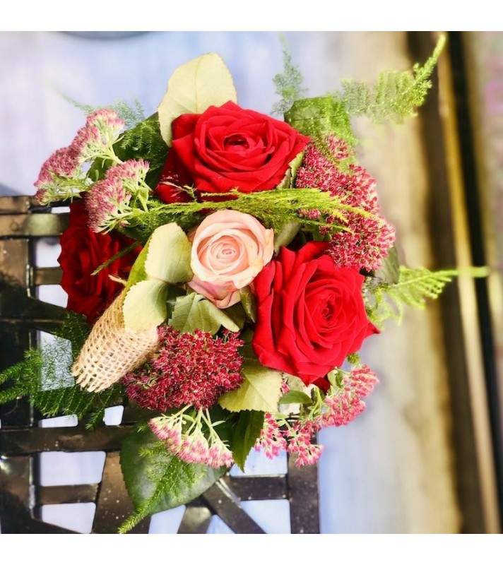Composition Roses Rouges à 26,50 € | Any Fleurs